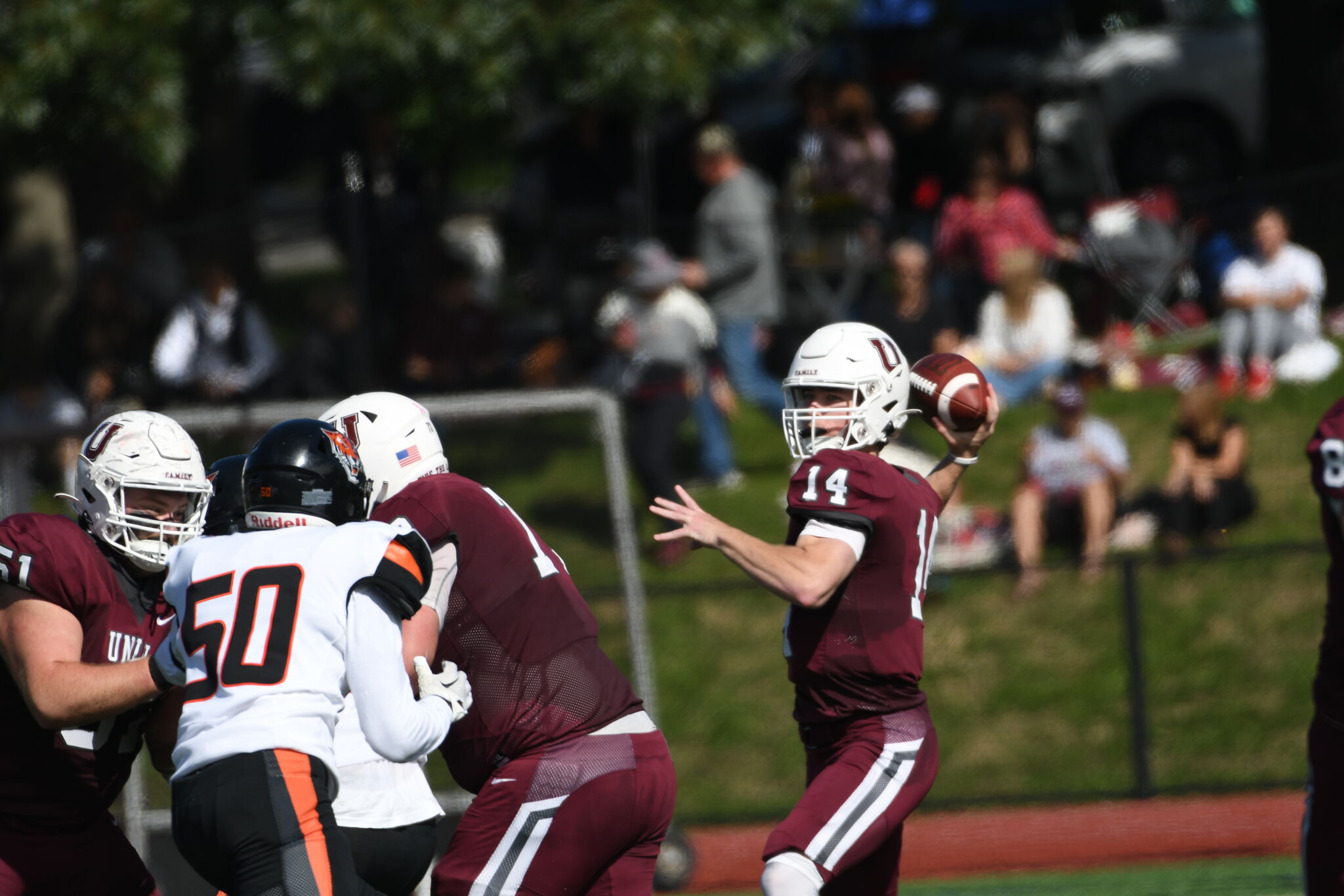 With freshman quarterback, Union football romps over Buffalo State