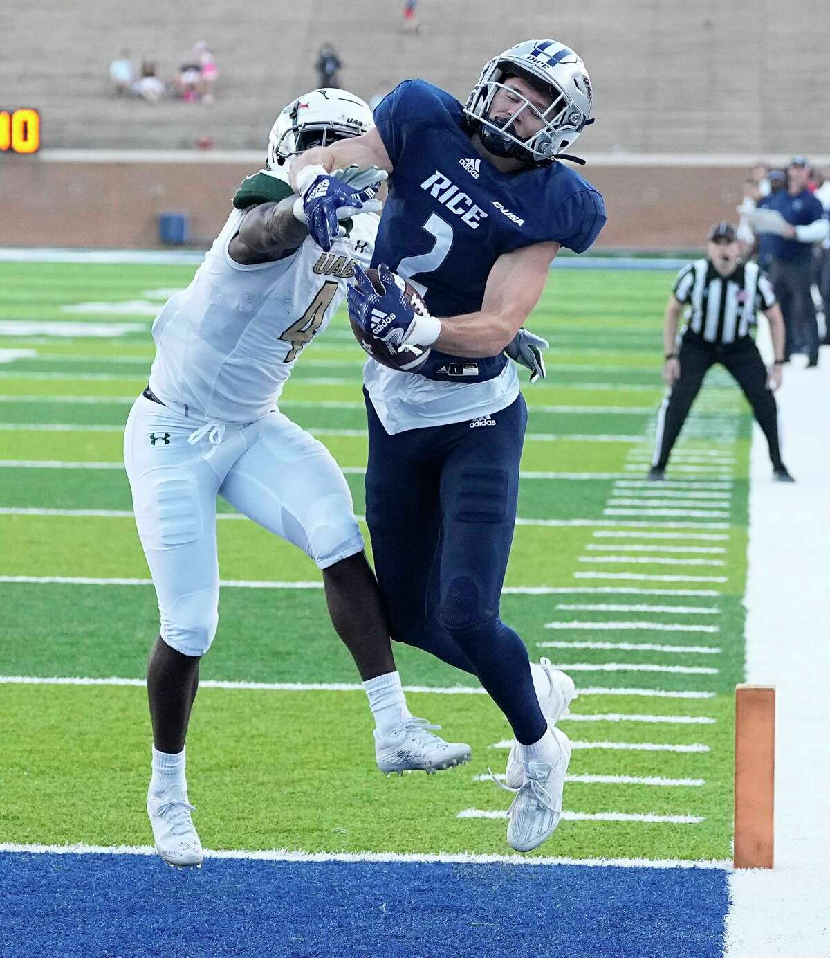 Rice rallies past UAB in chippy game with 22 penalties