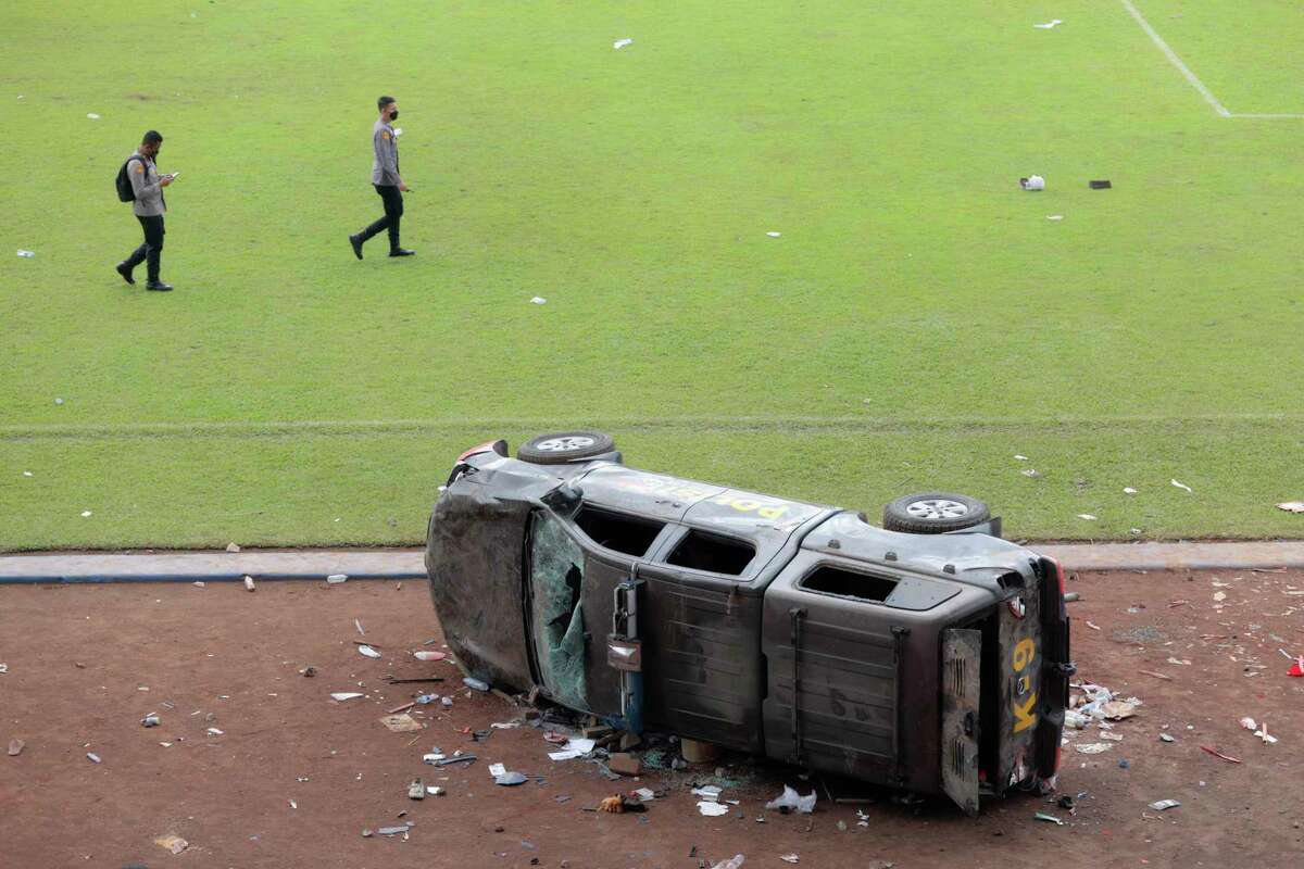 Stampede triggered by tear gas leaves 125 dead at Indonesian soccer stadium