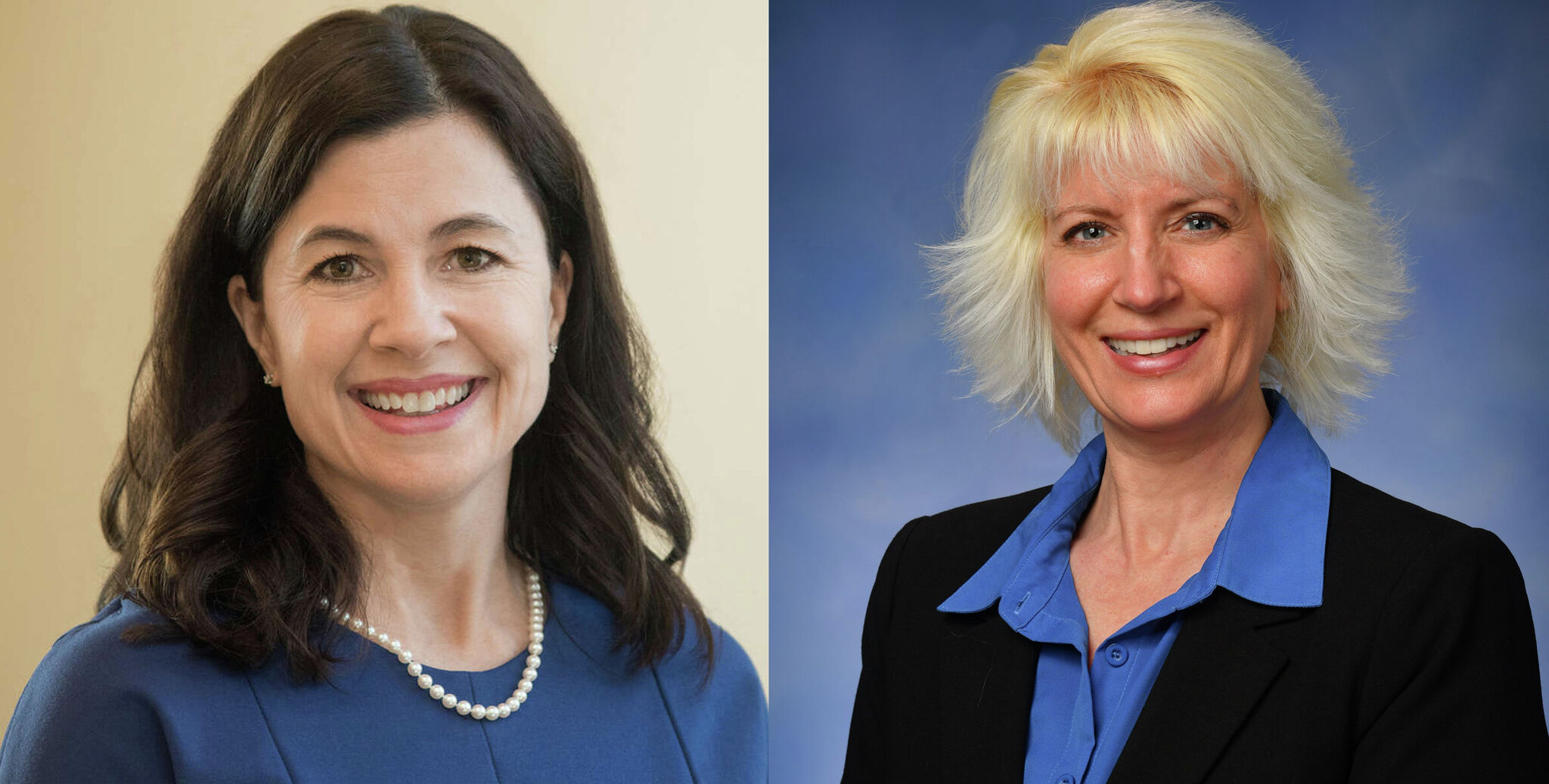 Annette Glenn and Kristen McDonald Rivet participate in League of Women ...