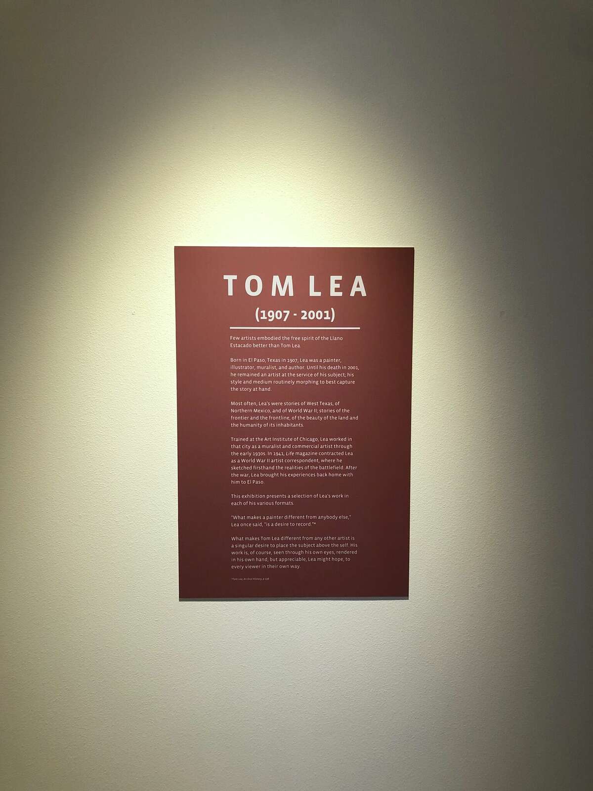 Must See: Tom Lea exhibition open at Museum of the Southwest in Midland