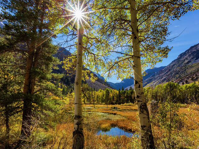 Best fall hike in California with waterfalls