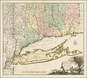 These historical maps of Connecticut show the state from 1685-1915