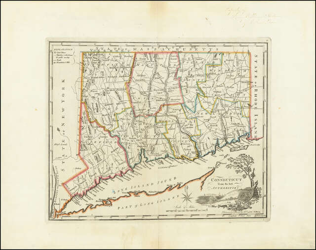 These historical maps of Connecticut show the state from 1685-1915