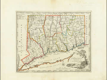 These historical maps of Connecticut show the state from 1685-1915