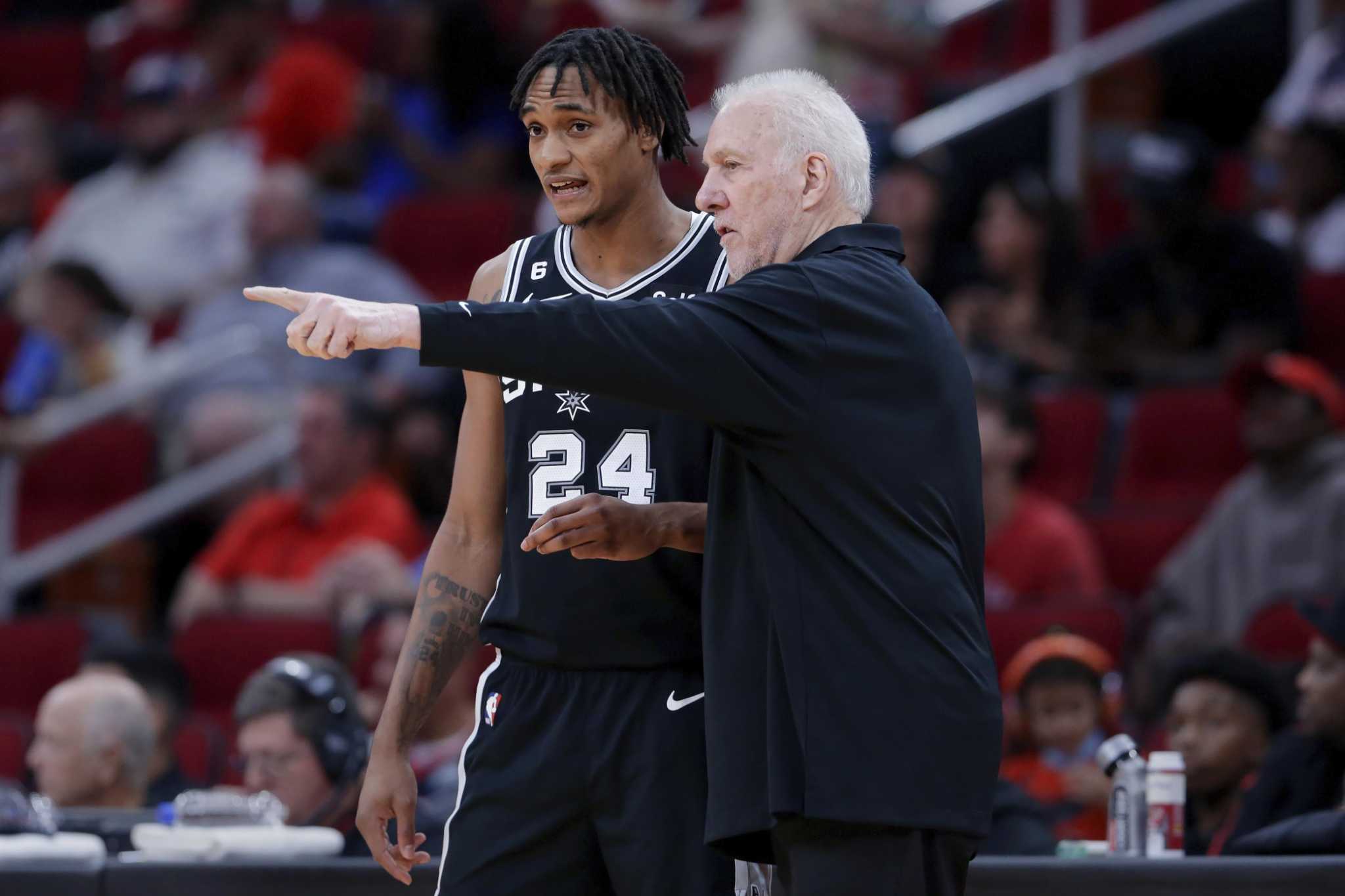 Spurs have long way to go, rout in Houston proves