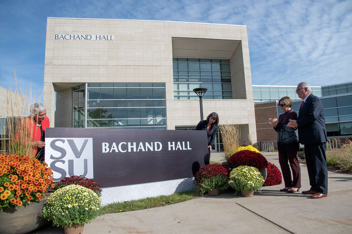 SVSU honors 4th president with newly named Bachand Hall