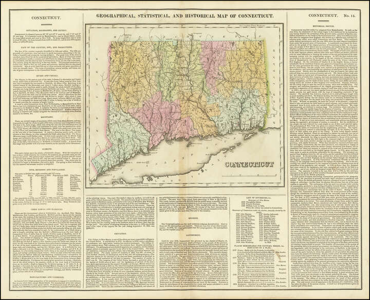 These historical maps of Connecticut show the state from 1685-1915
