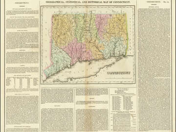 These historical maps of Connecticut show the state from 1685-1915