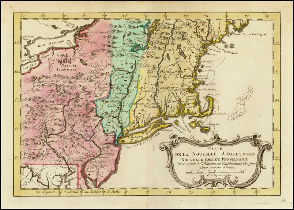 These historical maps of Connecticut show the state from 1685-1915