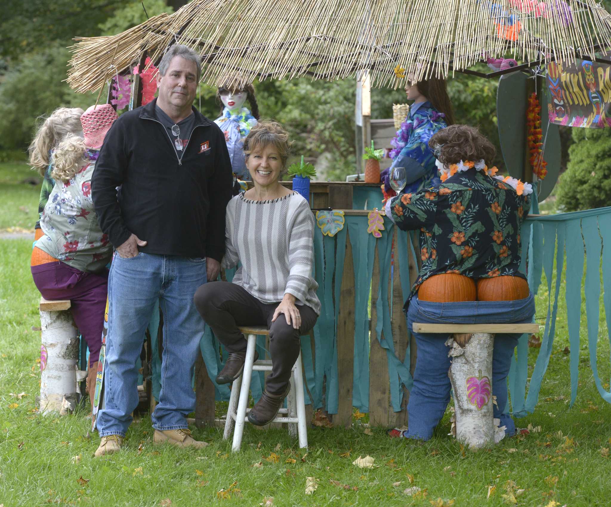 New Milford couple creates final ‘cheeky’ Halloween display