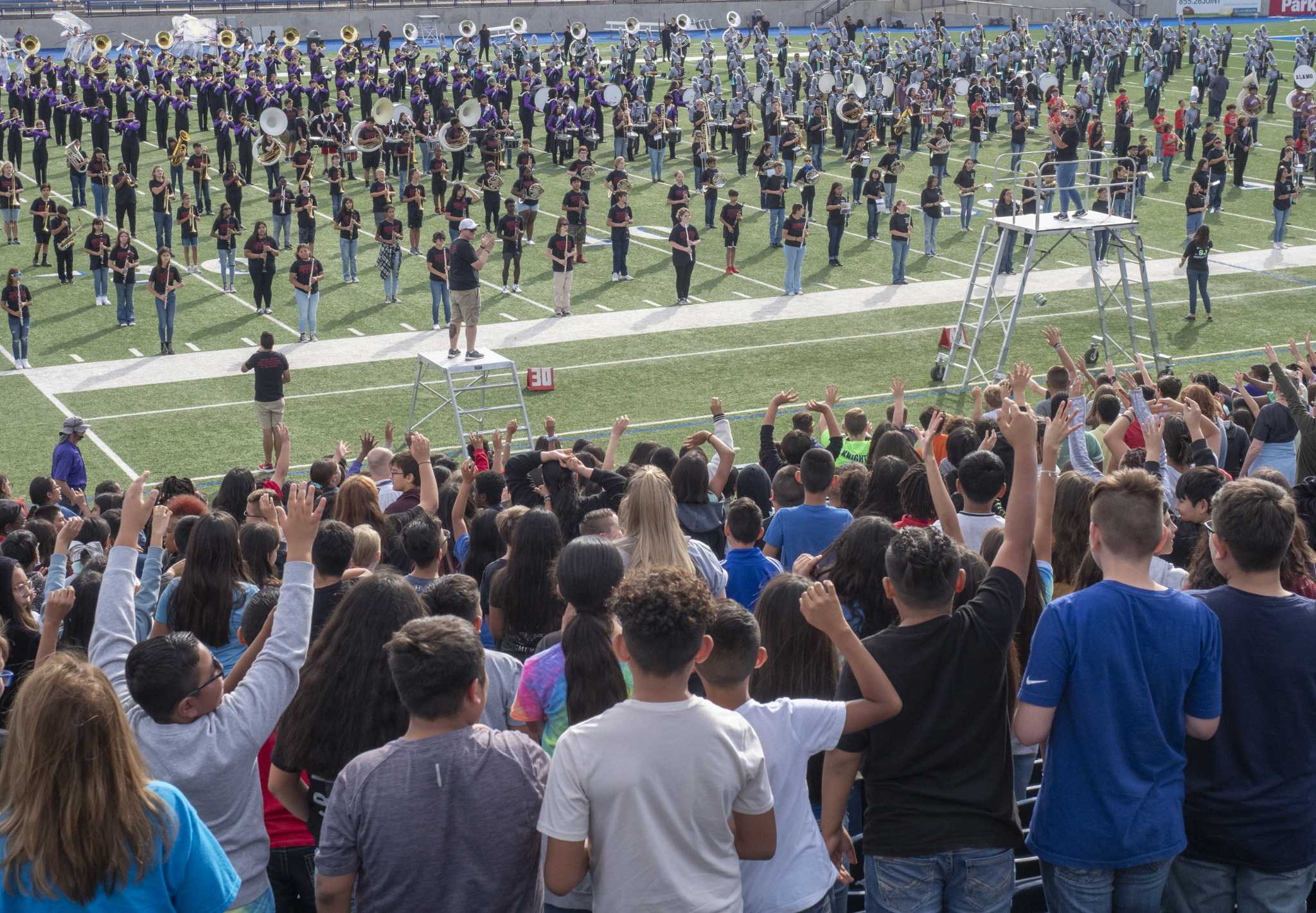 Midland ISD Sixth grade Marching Festival Battle Of The Bands