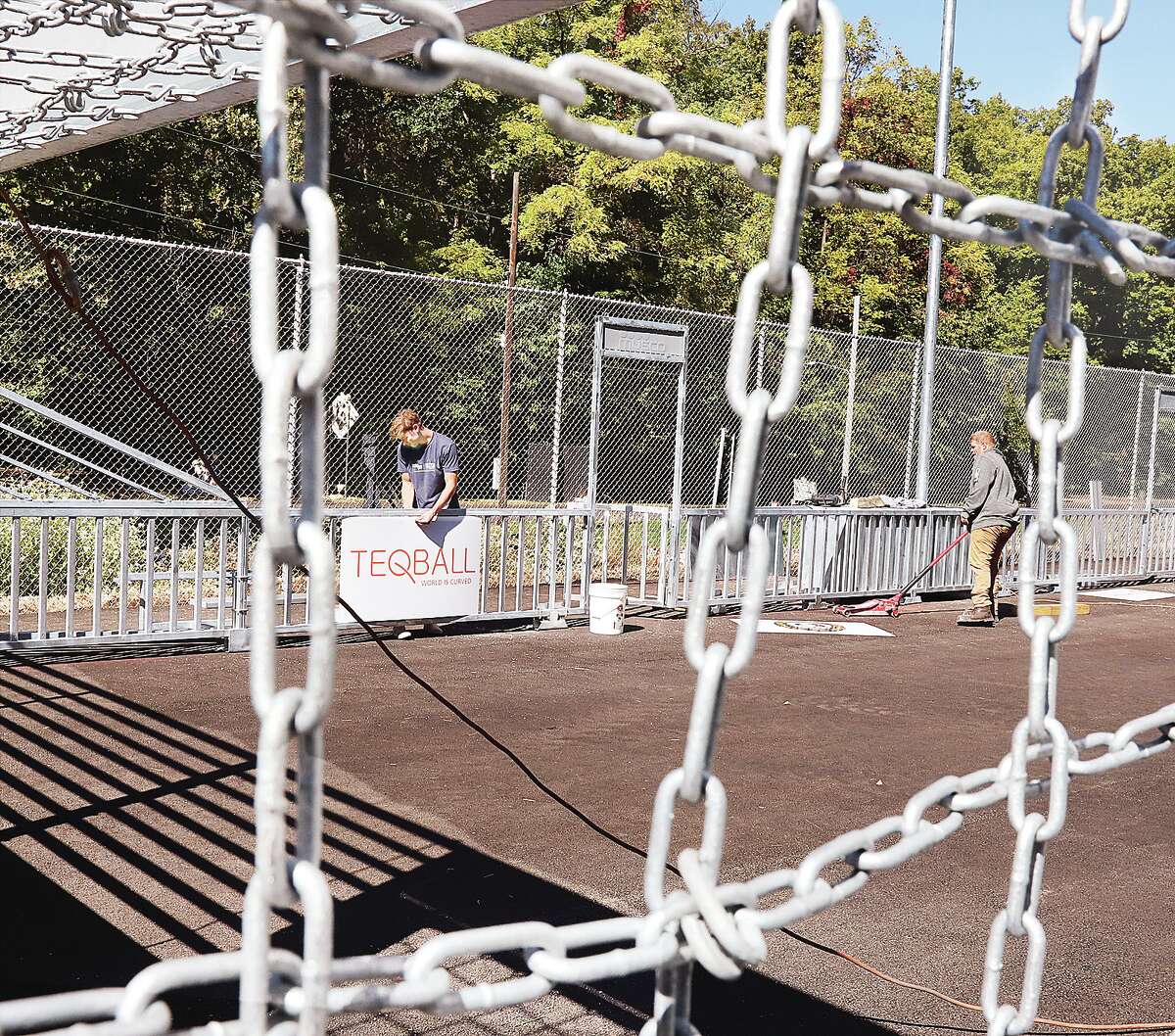 Mini soccer field nears completion in Alton