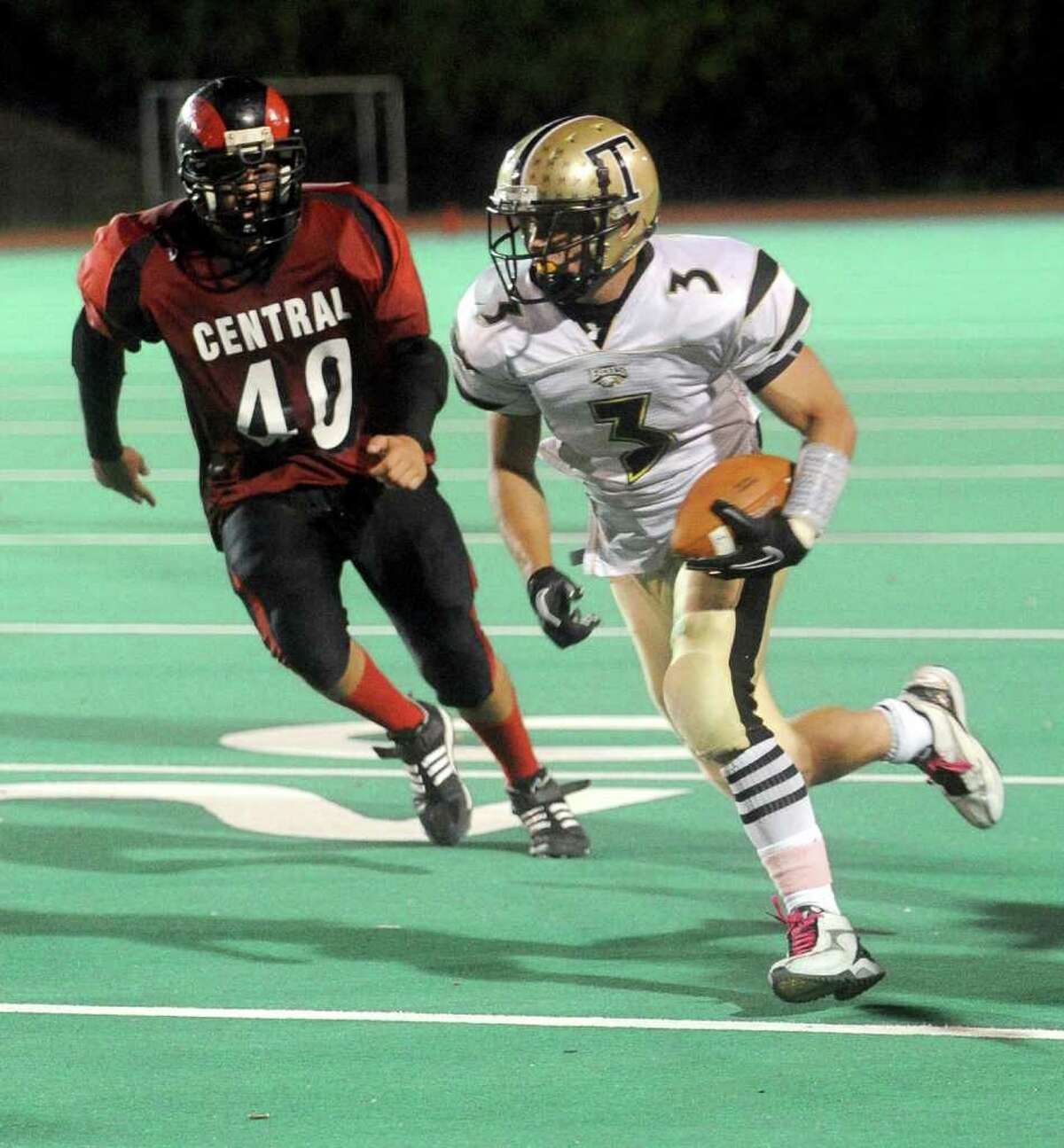 Trumbull at Bridgeport Central football