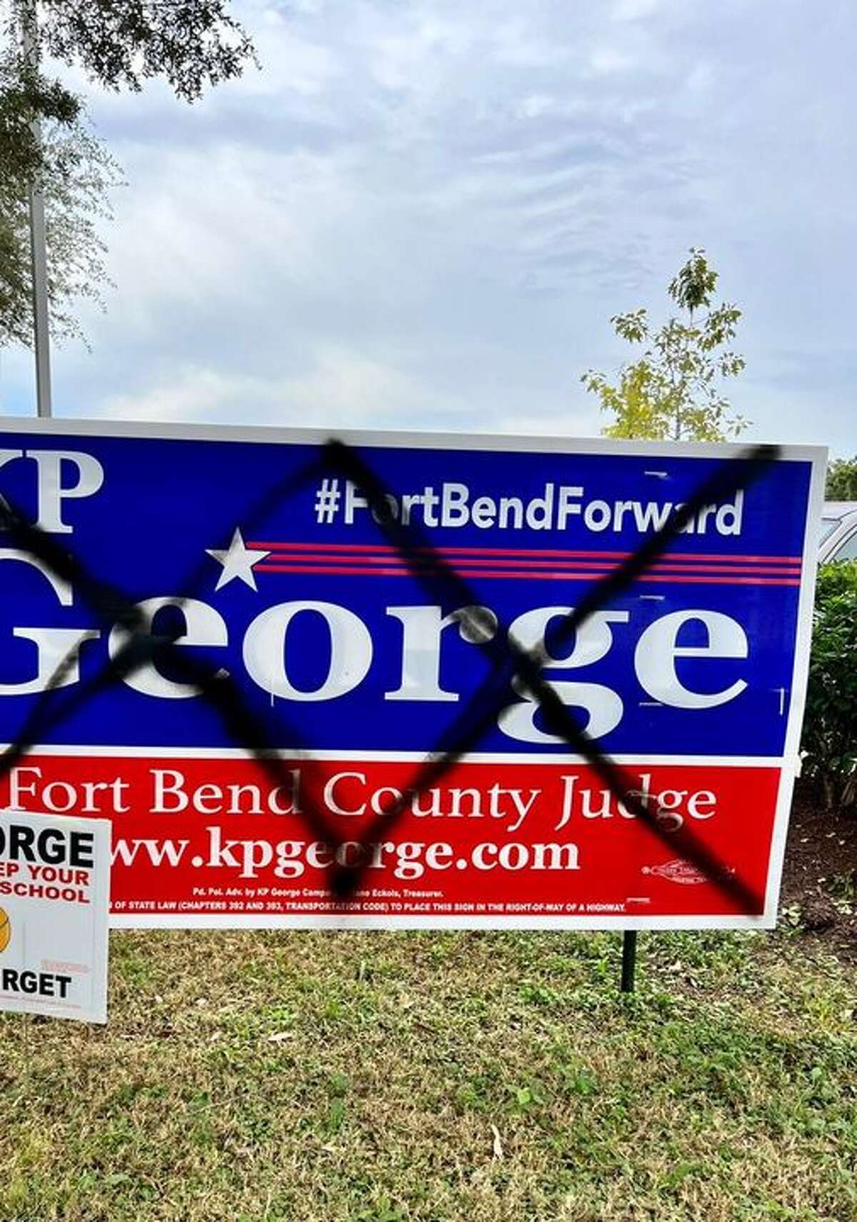 Houston-area candidates see surge in vandalized and stolen signs