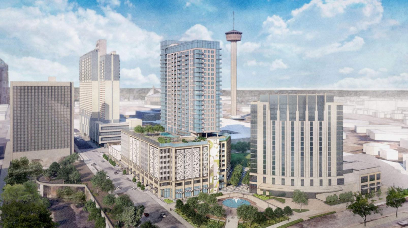 Hemisfair building plans include 28-story residential tower