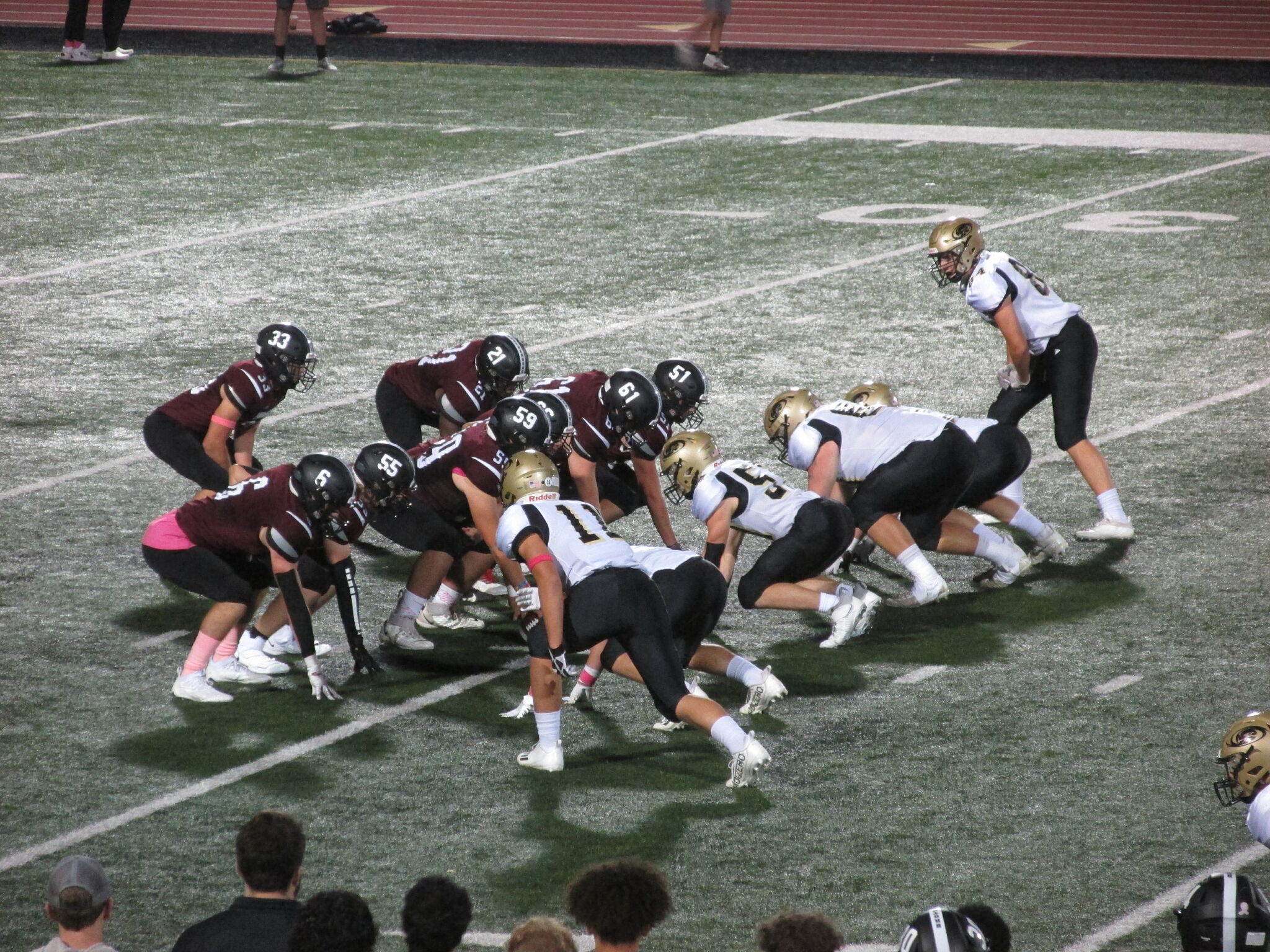 Woodland vs. Torrington CIAC NVL high school football.