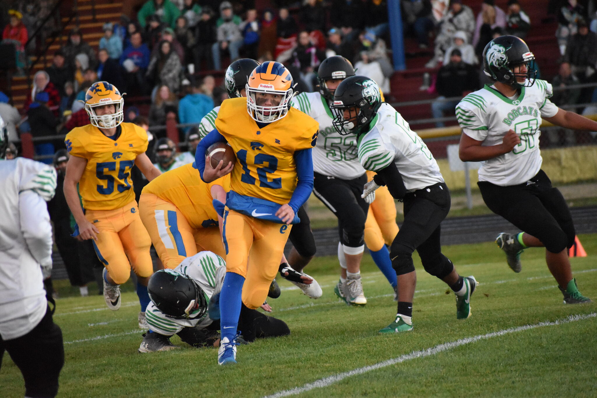 Evart Wildcats football beat Houghton Lake 49-0 on October 7