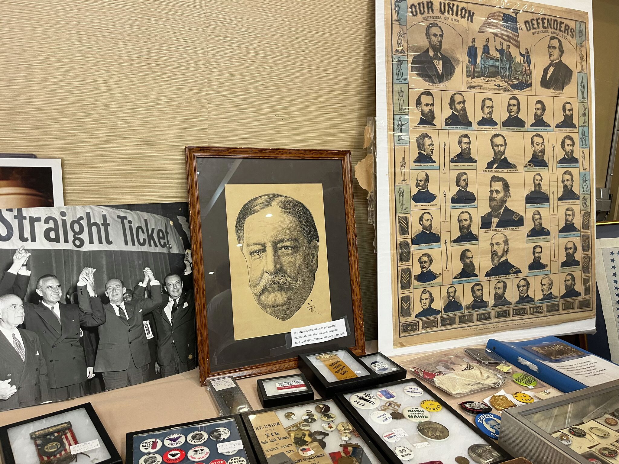 Hobbyists and history: Political Memorabilia Show returns to Albany