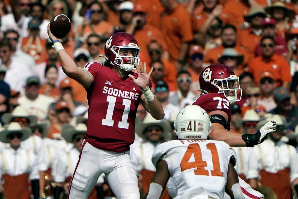 College football: Texas routs Oklahoma in record-setting fashion