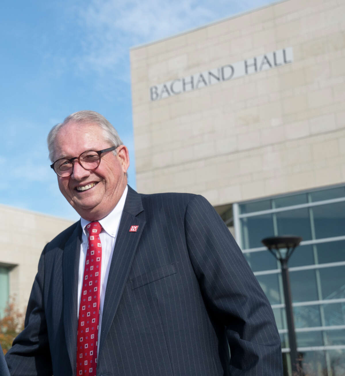 Saginaw Valley State University honors fourth president with newly ...