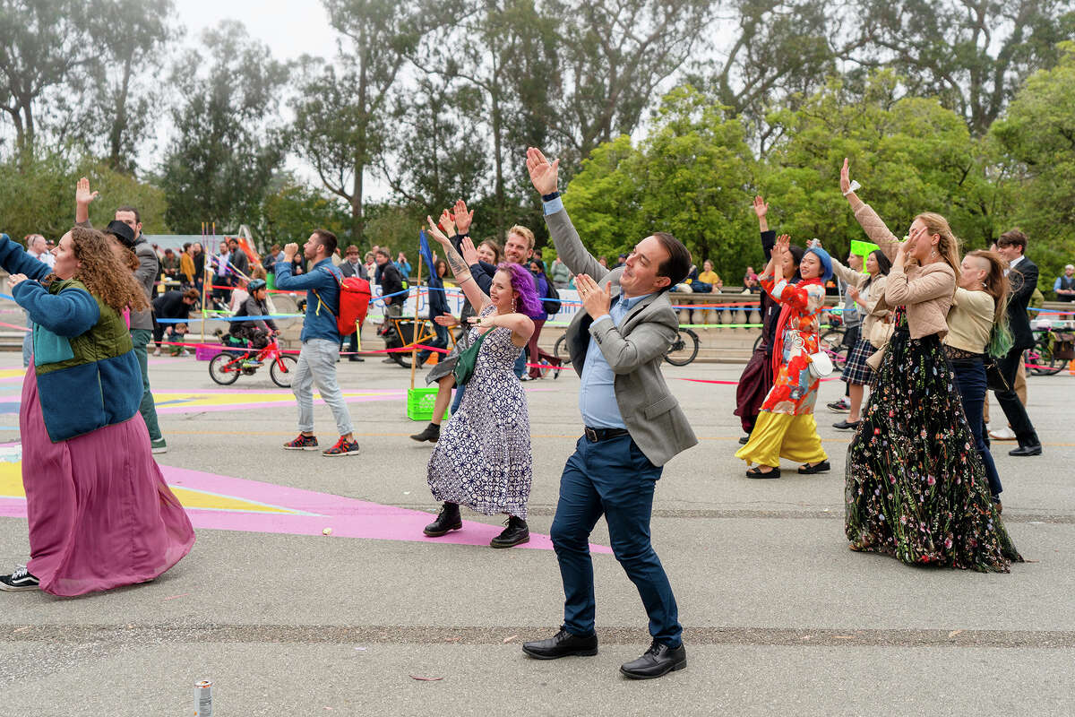 San Francisco residents host adult prom on car-free stretch of JFK Drive