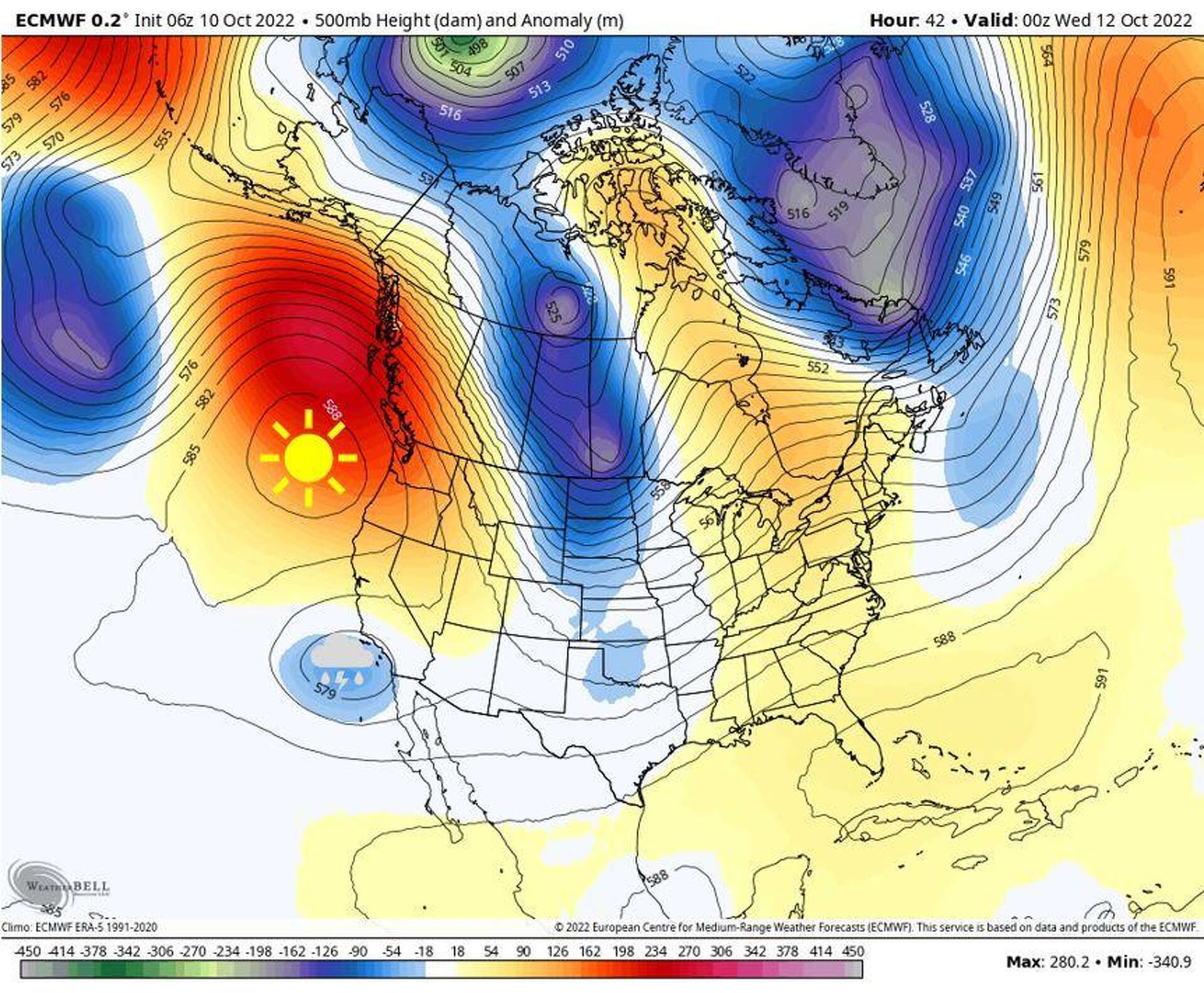 Bay Area forecast: 2 Bizarre weather systems creating a rex block