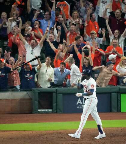 Yordan Alvarez walkoff home run, Astros celebration breakdown