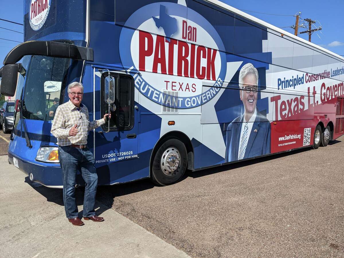 Texas Lt. Gov. Patrick campaigns in Laredo; talks Biden, water, gas