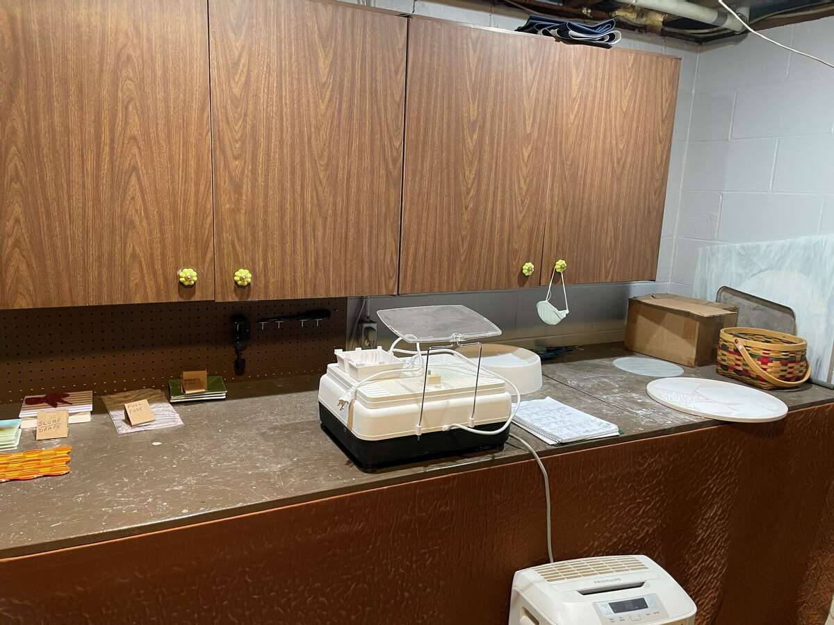 Teri Rutter teaches in glass fusion at Artworks in Big Rapids