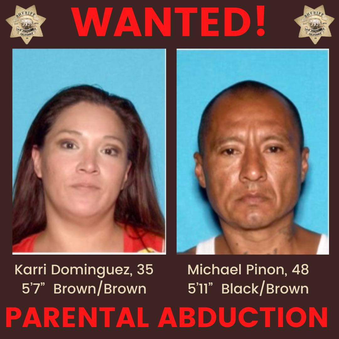 California sheriff reports parent abduction, releases photos