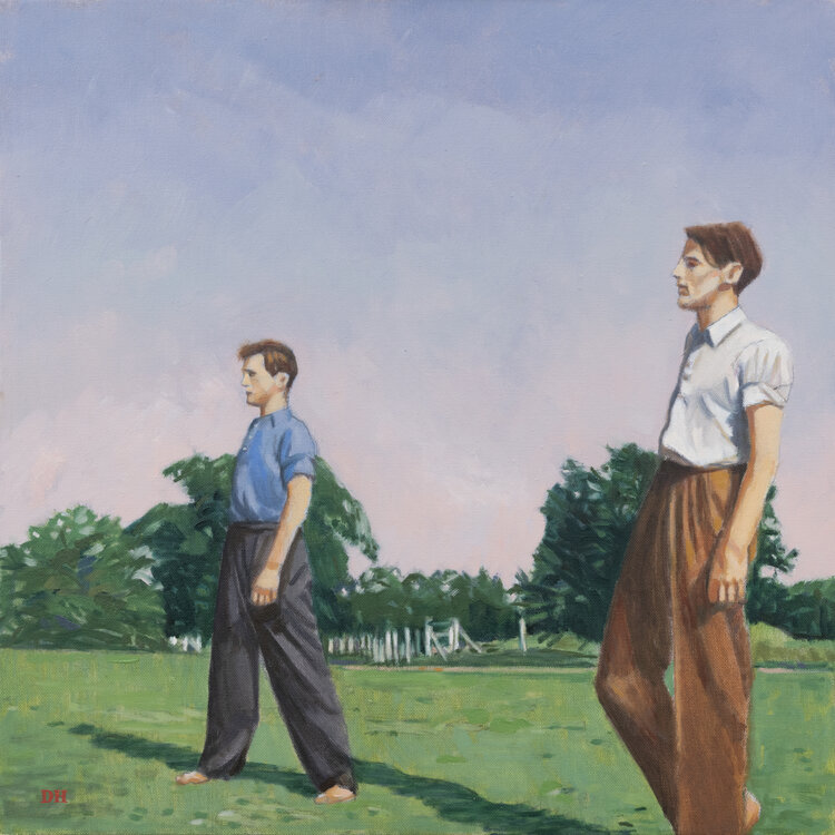 Cornwall Library showing collected works of Duncan Hannah