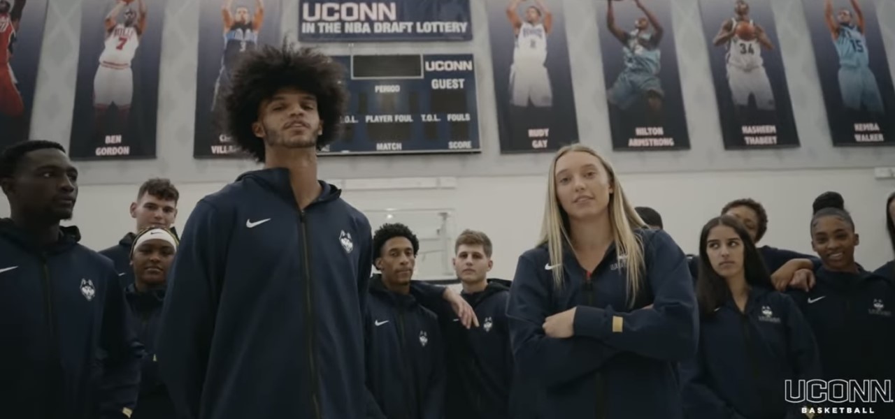 UConn stars Paige Bueckers, Andre Jackson First Night captains