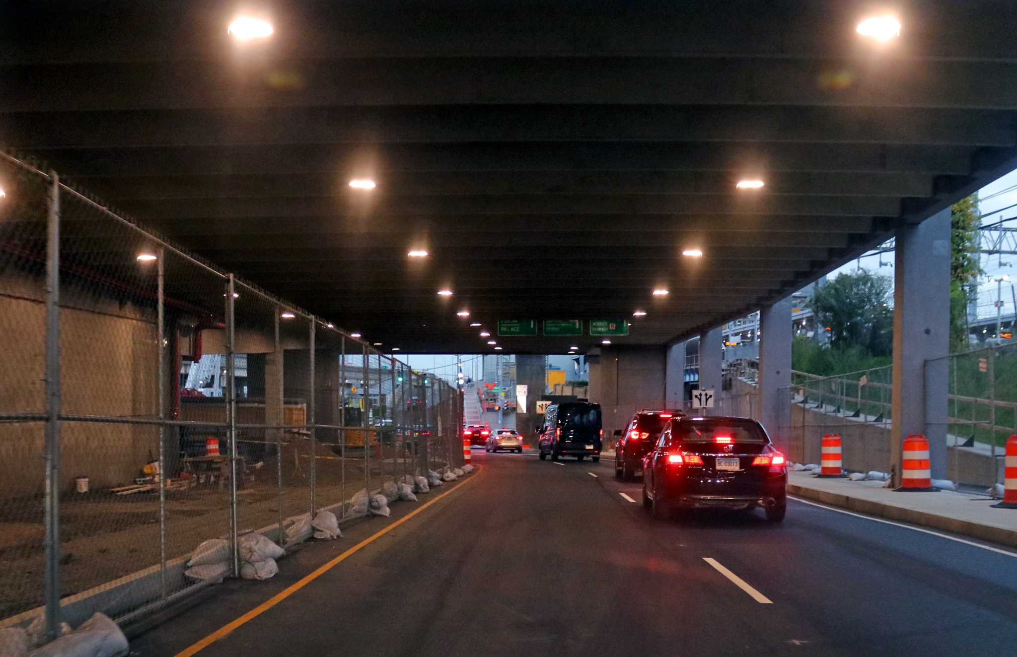 South State St. re-opens under Stamford train station garage