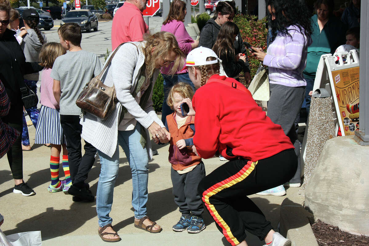Two Oscar Meyer's Wienermobiles visit Edwardsville area