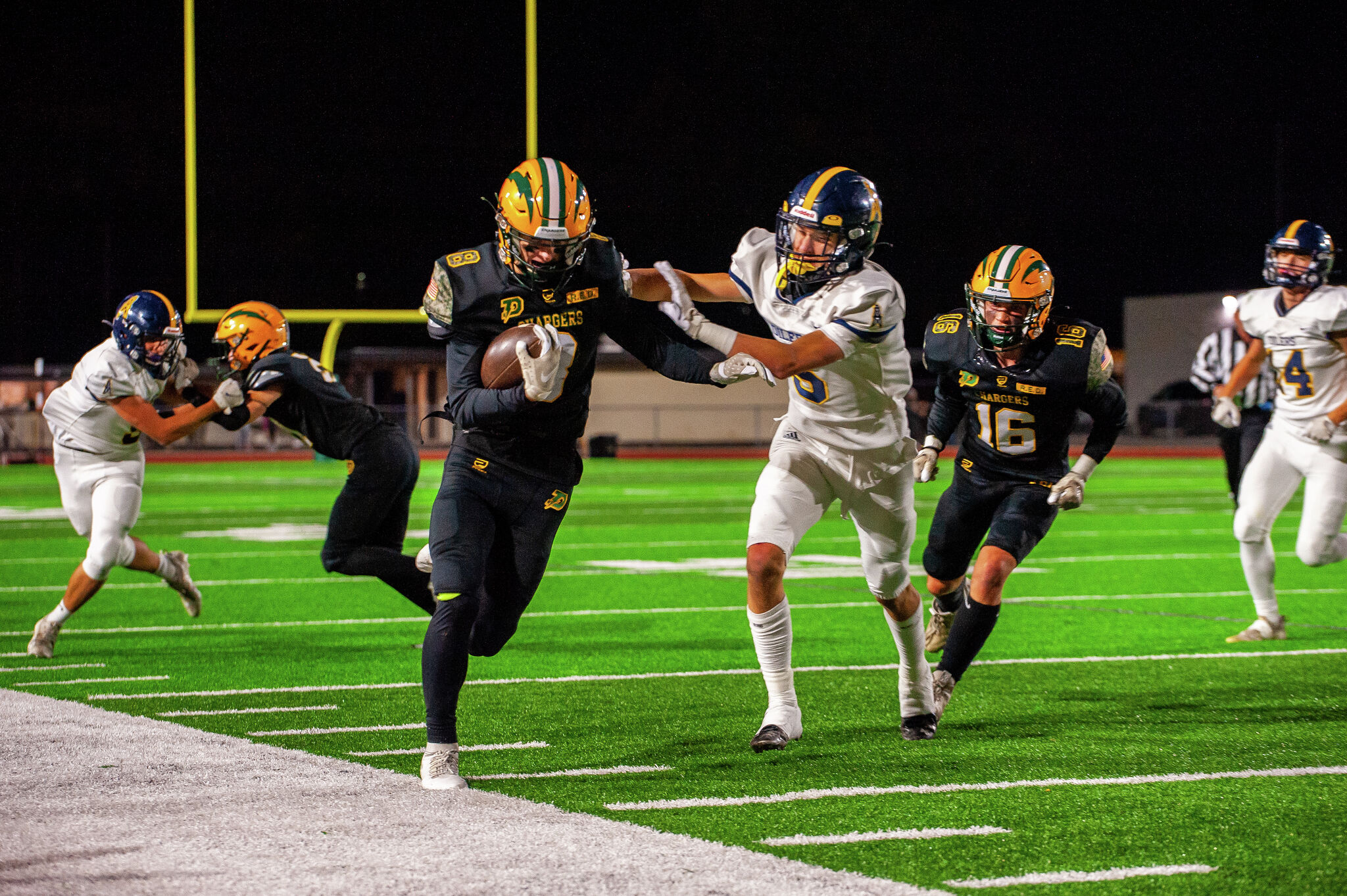 PHOTOS: Dow High clashes with Mount Pleasant at football game