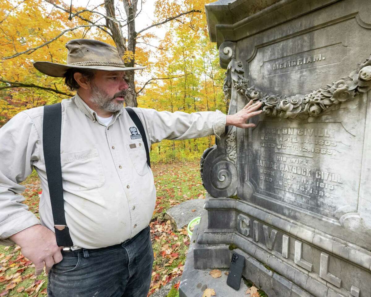 Albany man keeps history alive with gravestone restoration