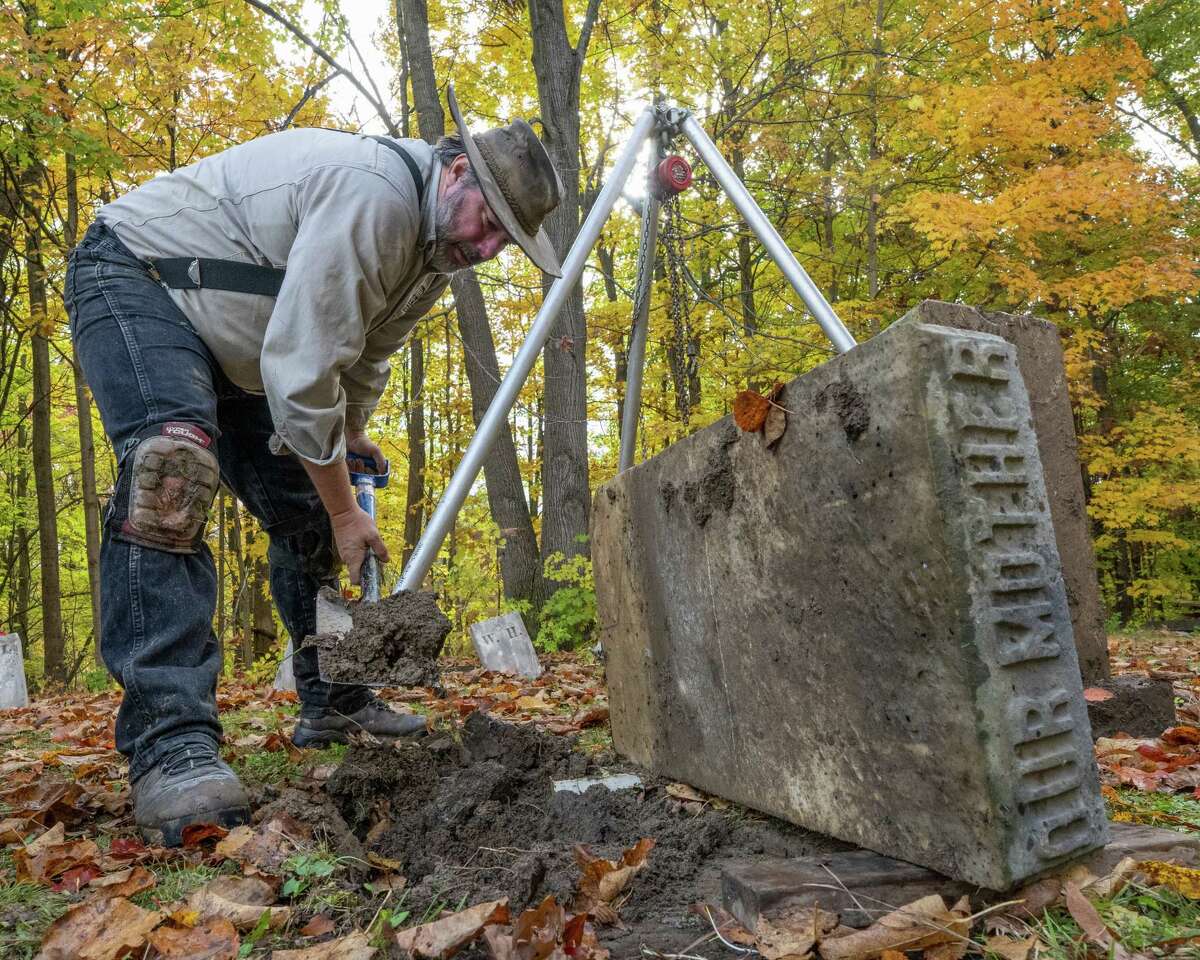 Albany man keeps history alive with gravestone restoration