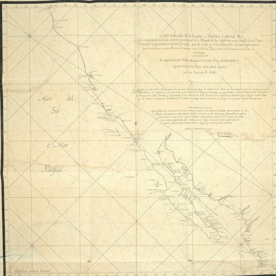 The first map to ever depict the San Francisco Bay Area heading to auction