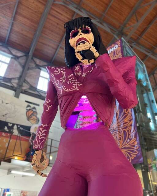 Texas piñata man creates massive Selena work of art for fair
