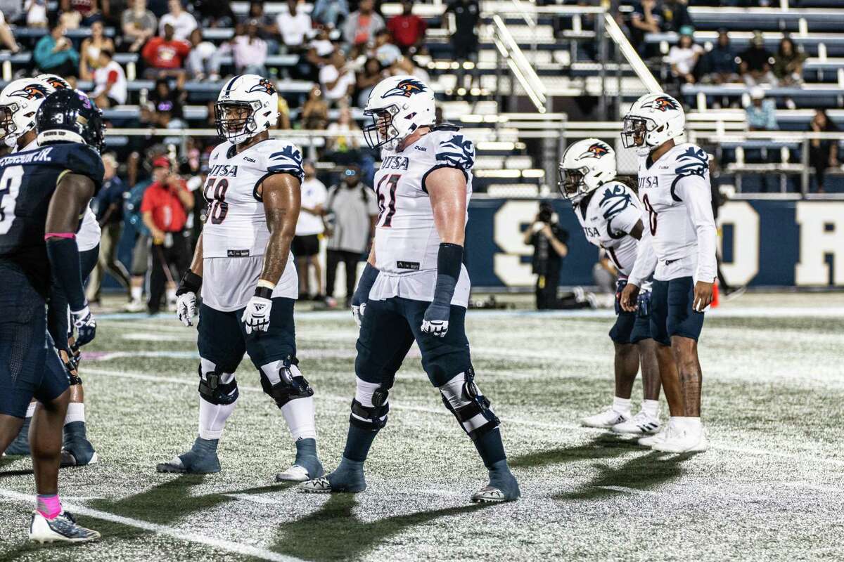 UTSA’s Walker Baty makes fast transition from D-line to starting left ...