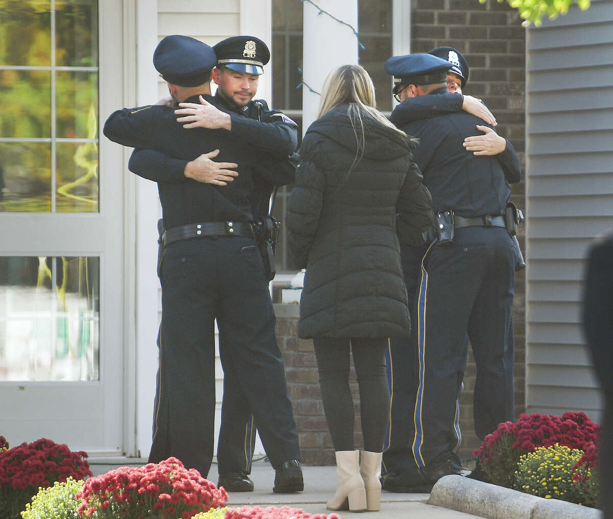Mourners gather in Terryville for slain Bristol police officer