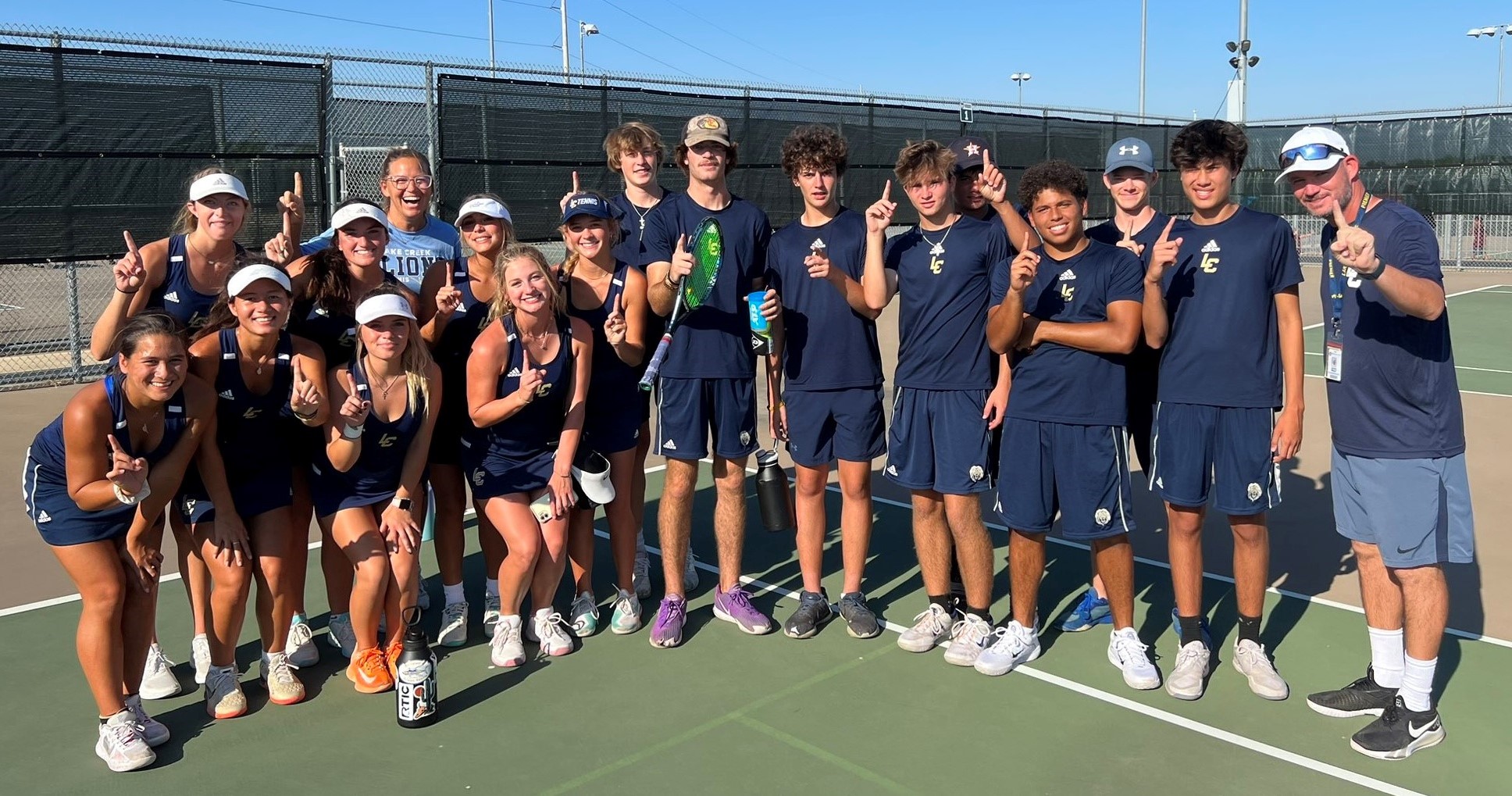 Lake Creek team tennis makes history with regional tournament appearance