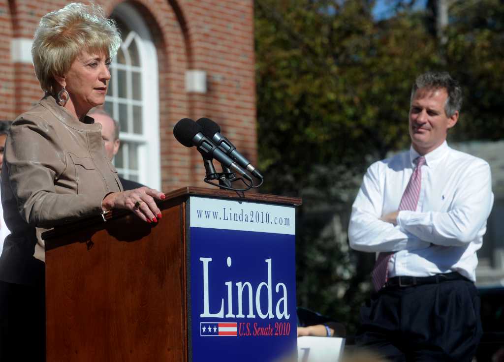 McMahon campaigns in Milford