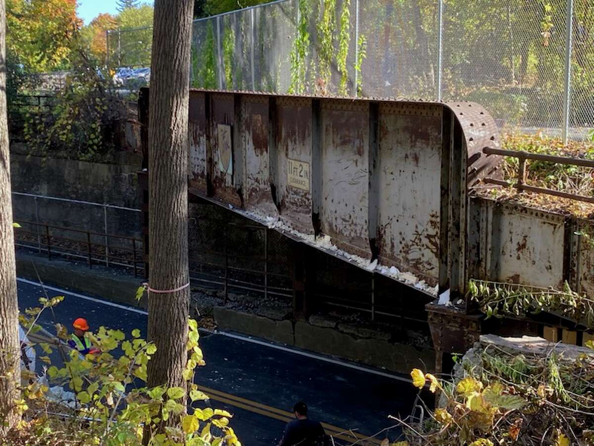 Truck slams into Bethlehem rail trail bridge — again