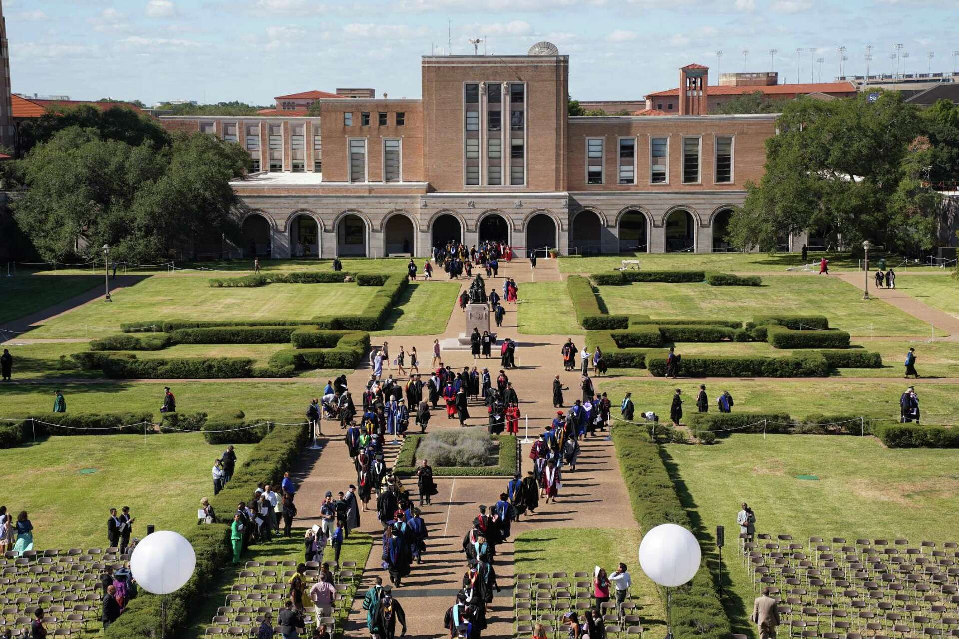 Rice University moves William Marsh Rice's statue, remains