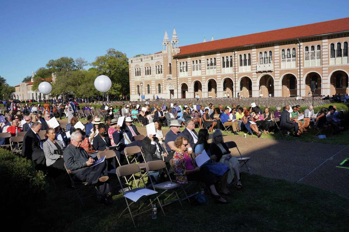 Rice University inaugurates eighth president, Reginald DesRoches