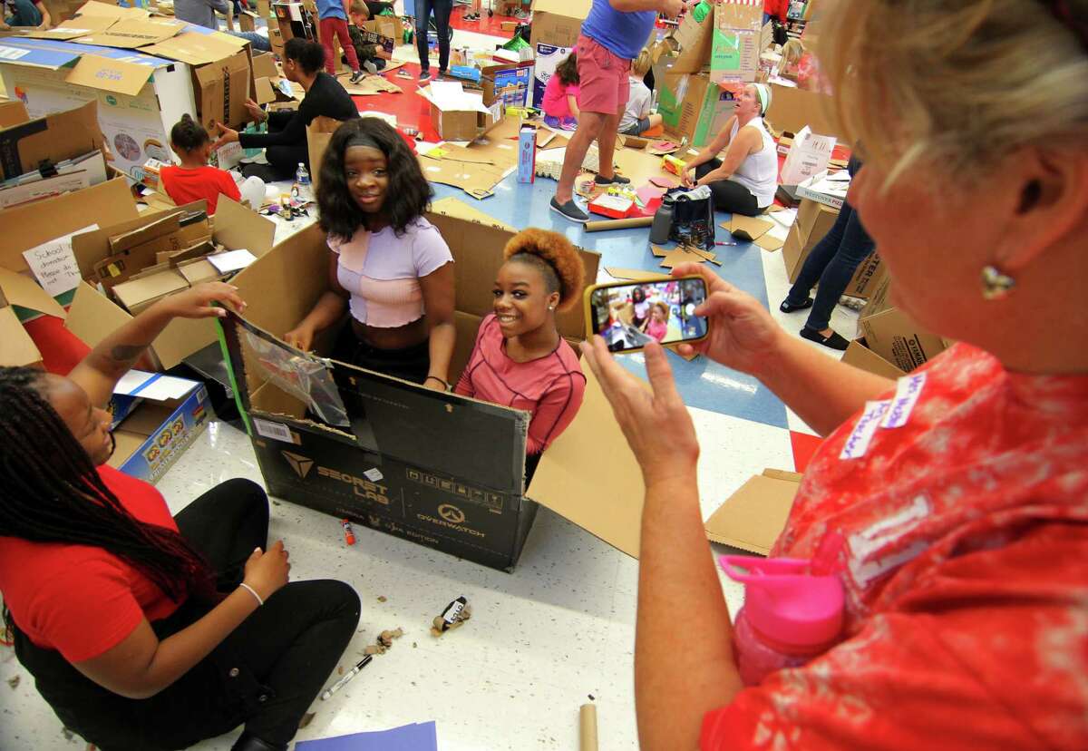 Photos: Westover students create cardboard go-carts and more