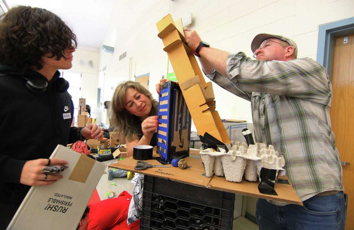 Photos: Westover students create cardboard go-carts and more