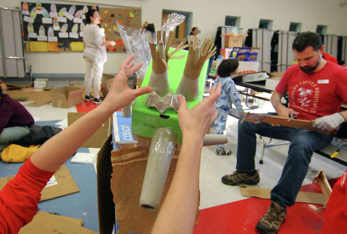 Photos: Westover students create cardboard go-carts and more